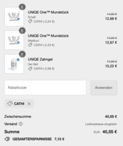 UNIQE Zahnbürste Codes April 2025: Gutschein für 1 gratis Produkt, 70 ...