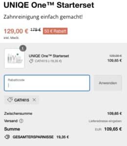 UNIQE Zahnbürste Codes April 2025: Gutschein für 1 gratis Produkt, 70 ...